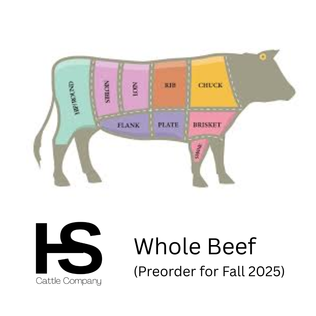 Whole Beef (preorder for Fall 2025) | White Pine Flats Ranch